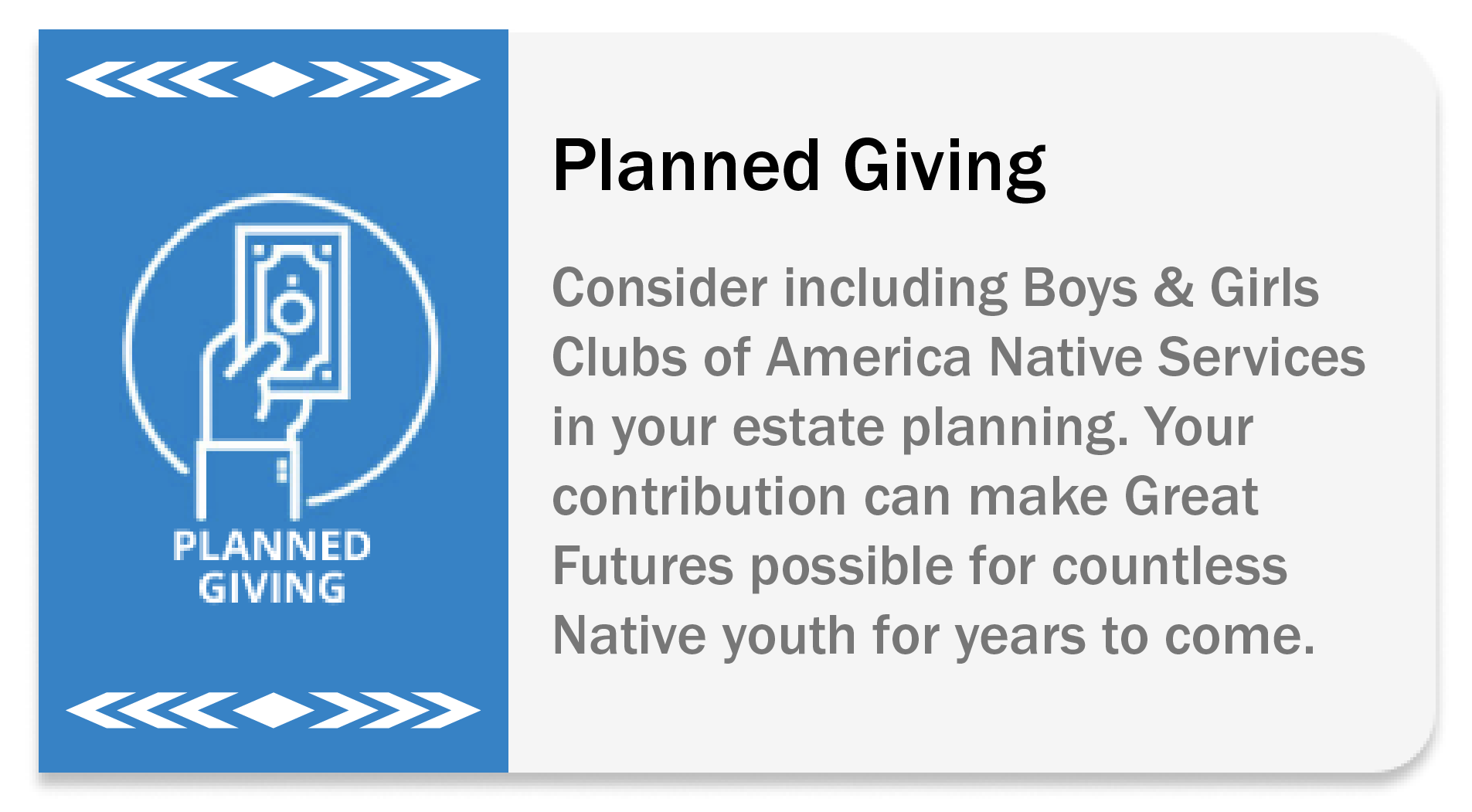Ways to Give — BGCA Native Services